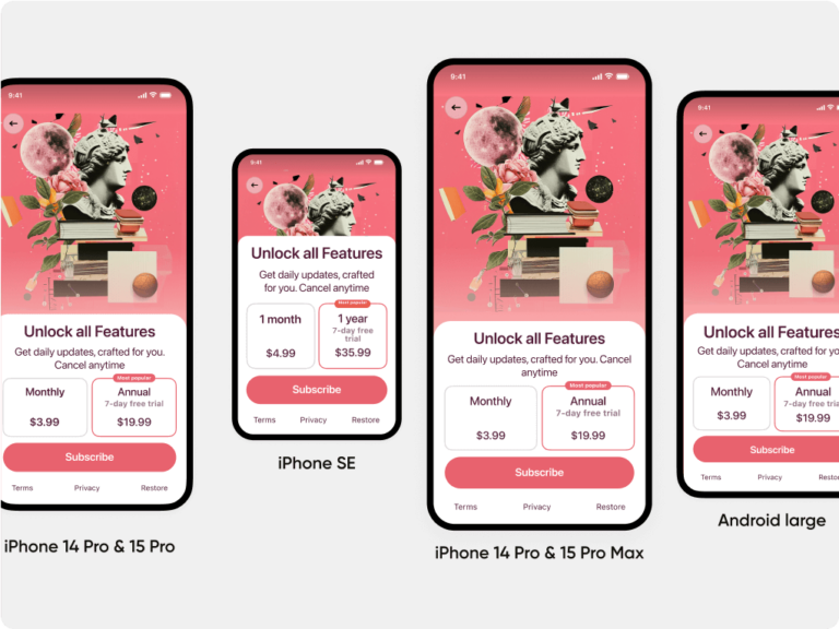 Create a paywall for your app: Adapty Paywall Builder
