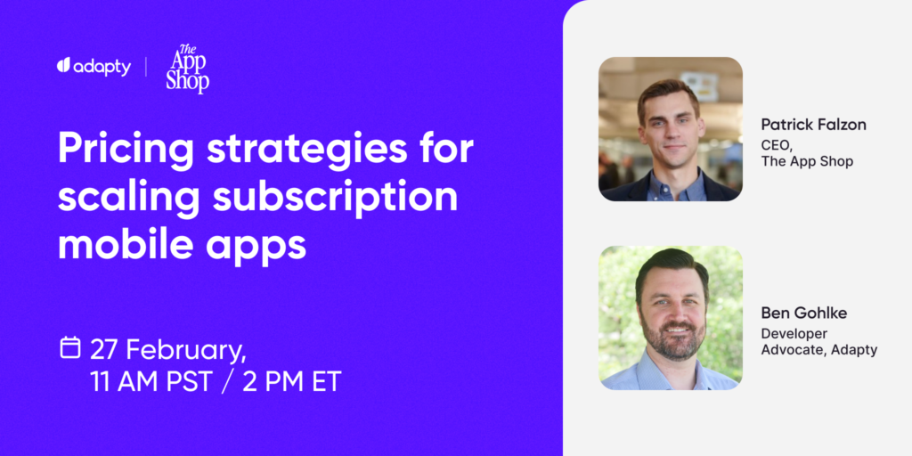 Pricing strategies for scaling subscription mobile apps | Adapty