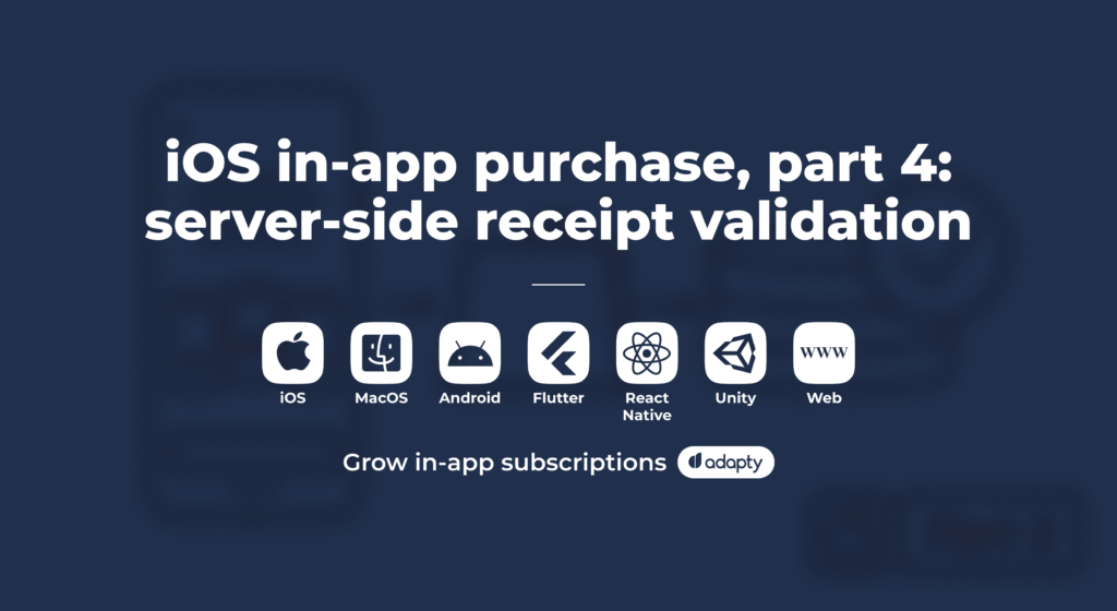 iOS In-App Purchase Server-Side Receipt Validation