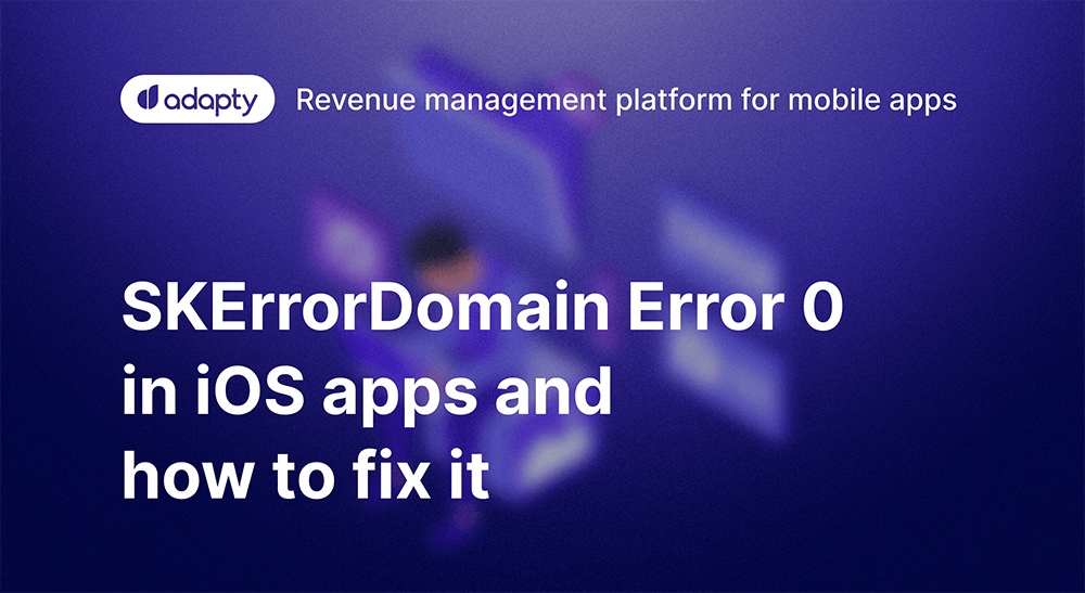 SKErrorDomain Error 0 and how to resolve it