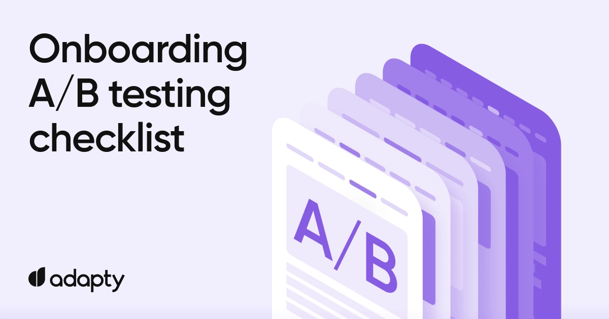 App Onboarding A/B Test Ideas Checklist | Adapty