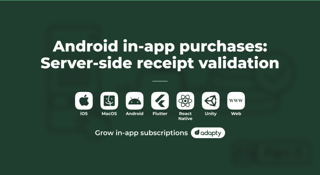 Server-side purchase validation on Google Play