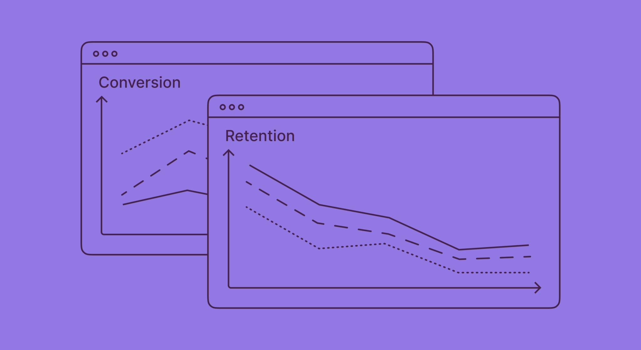 Adapty July Updates: retention and conversion charts